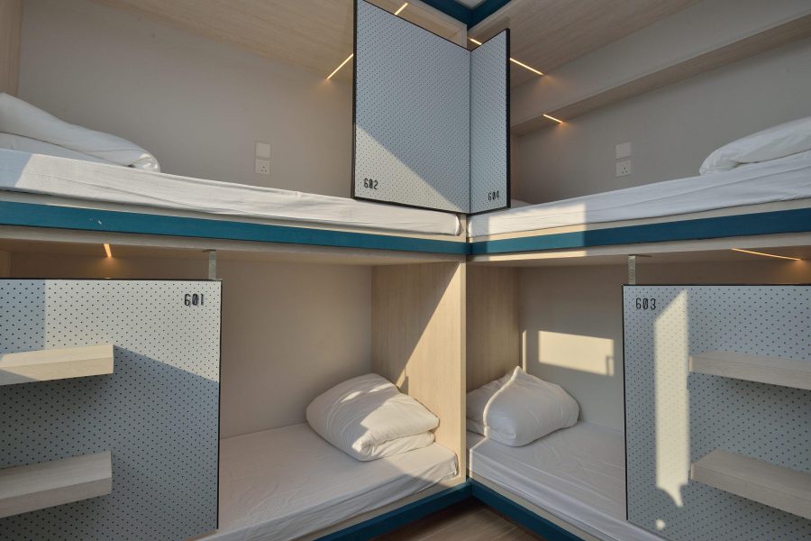 6-Bed Mixed Dorm Room — ATLAS Guesthouse & Backpackers