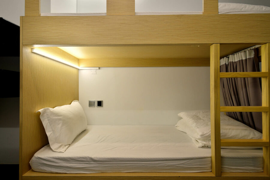 4-Bed Mixed Dorm Room — ATLAS Guesthouse & Backpackers